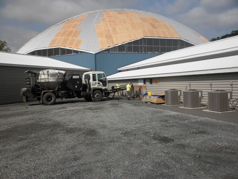 Pocono Spraypatching Inc. 570.842.3566 chip seal, asphalt, seal coating ...