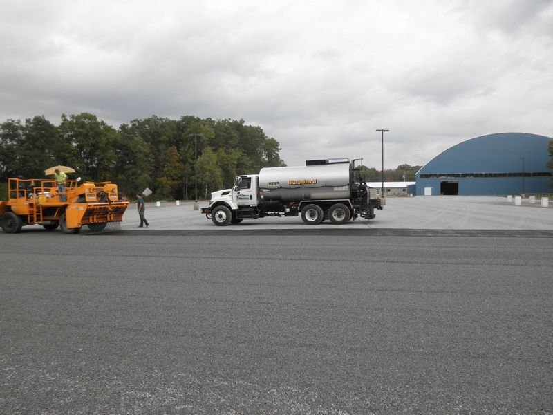 Pocono Spraypatching Inc. 570.842.3566 chip seal, asphalt, seal coating ...